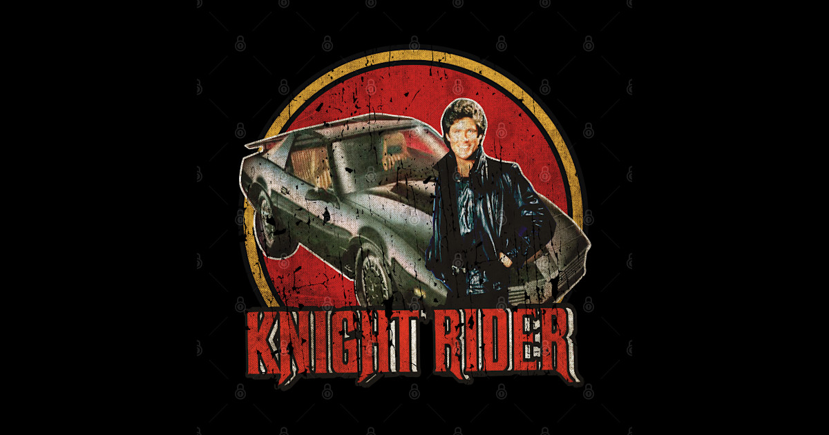 Knight Rider 80s Vintage - 1980s Movies - Sticker | TeePublic