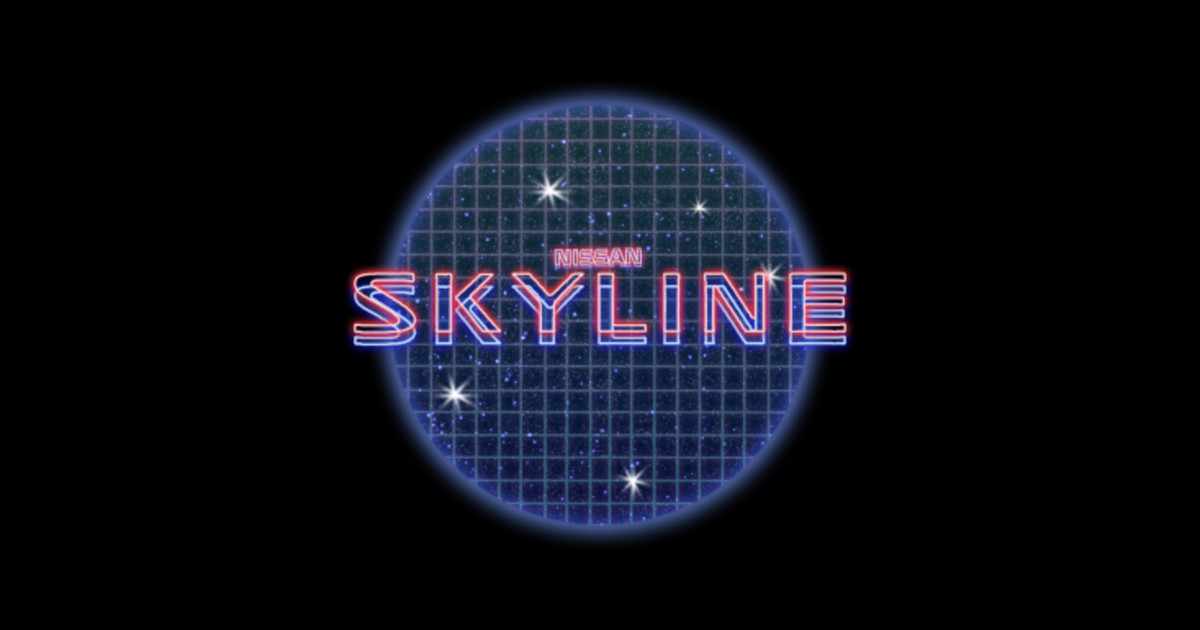 Nissan Skyline R32 Neon Emblem - Synthwave - Posters and Art Prints ...