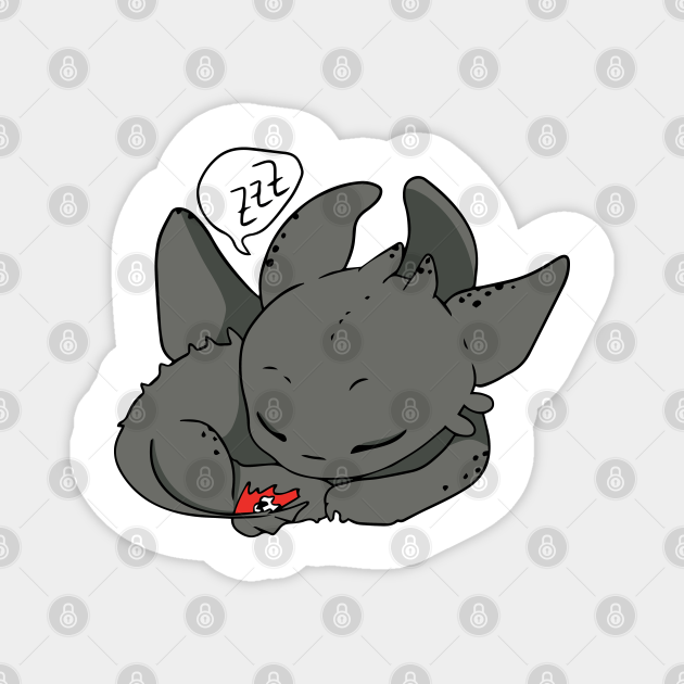 Sleepy Toothless dragon, How to train your dragon character, cartoon ...