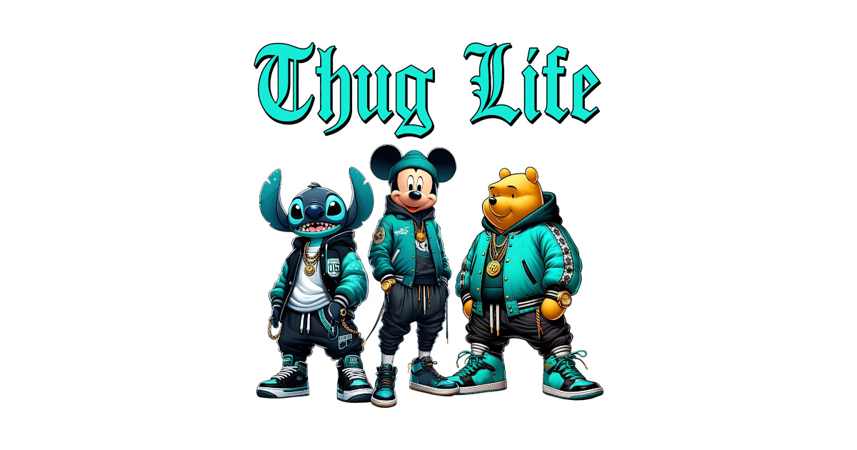 Cartoon Christmas Thug Life, Movie Character, Thug Life Xmas, Thug Life ...