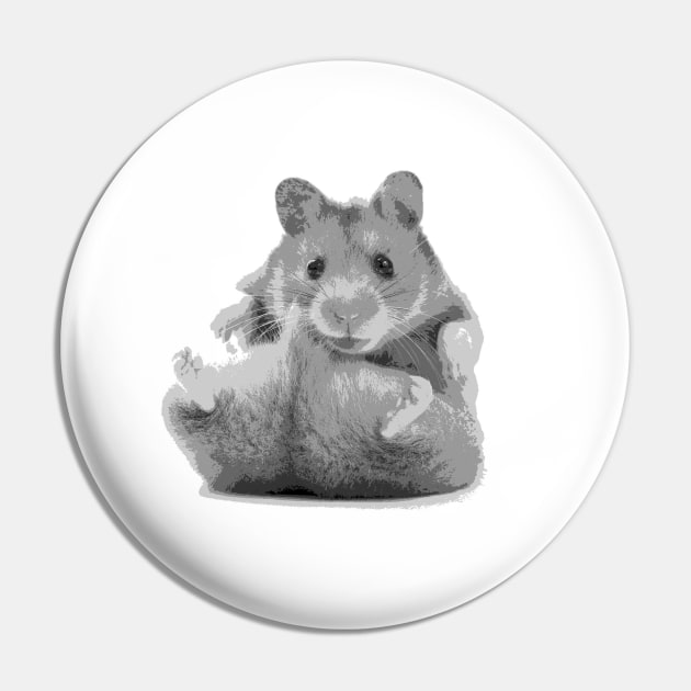Hamster - Hamster - Pin | TeePublic