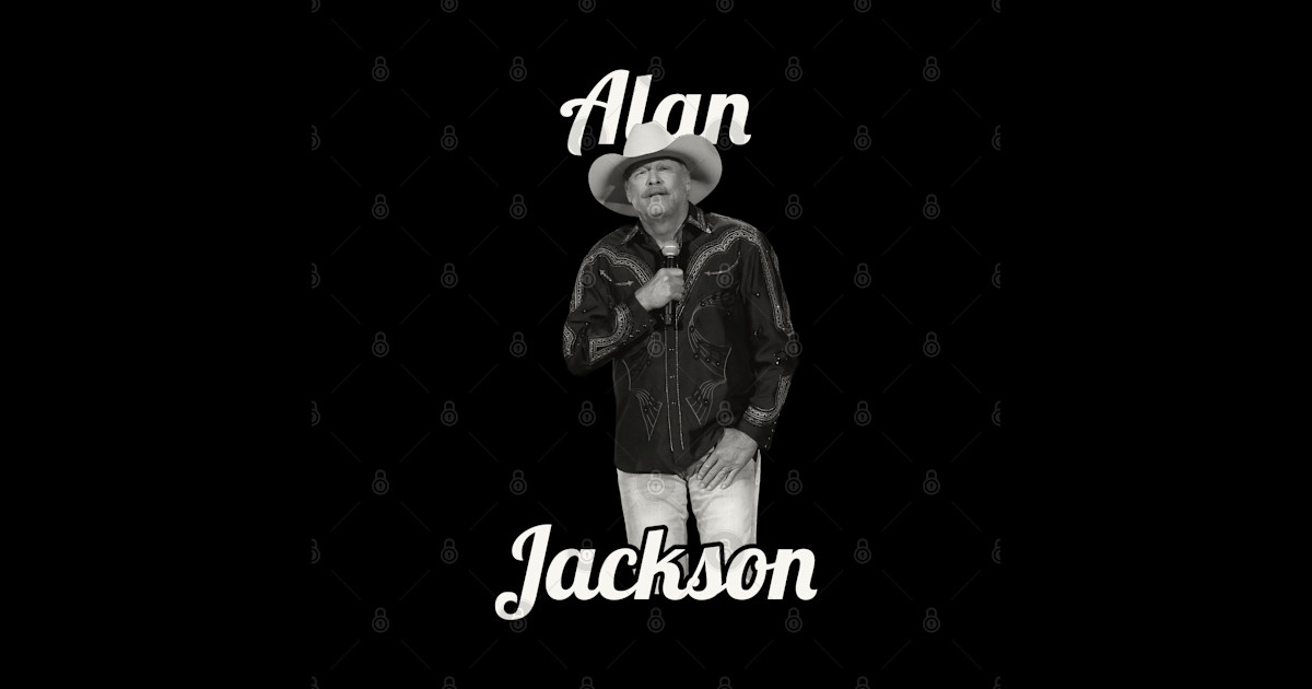 Alan Jackson / 1958 - Alan Jackson - Sticker | TeePublic