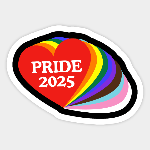 PRIDE 2025 Progress Heart – Inclusive Rainbow Love - Pride 2025 ...
