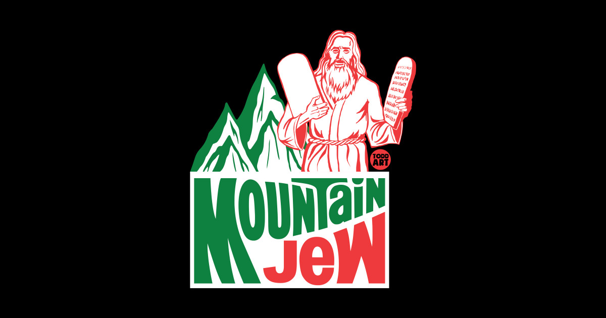 MOUNTAIN JEW - Jewish - Sticker | TeePublic