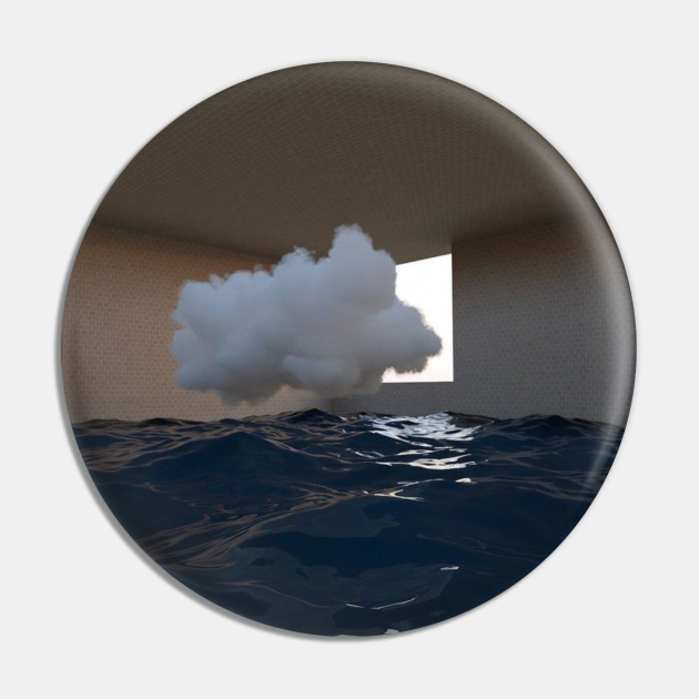 Cloud floating in a backroom level - Weirdcore, dreamcore aesthetic ...