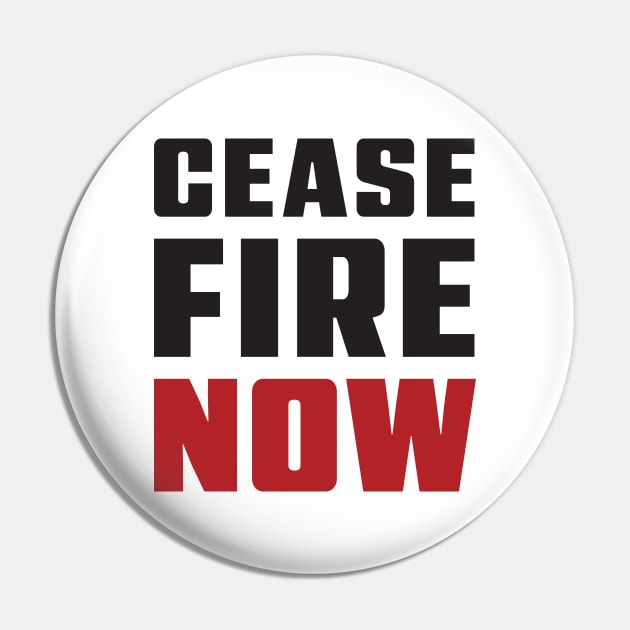 CEASE FIRE NOW - Bold Urgent Font - Black & Red Text - Cease Fire Now ...