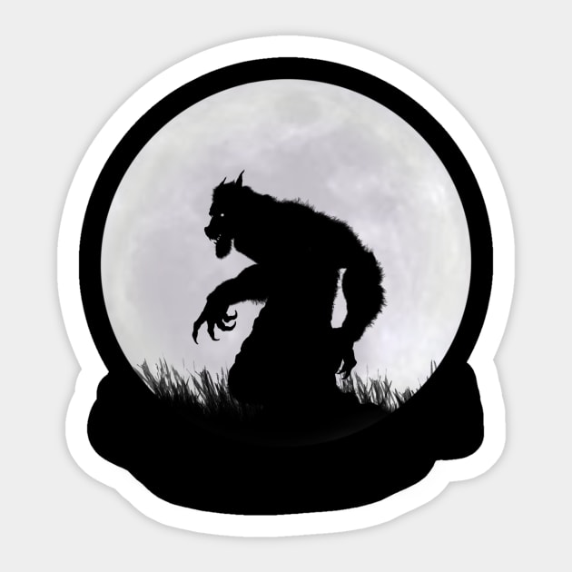 Werewolf - Wolfman - Sticker | TeePublic