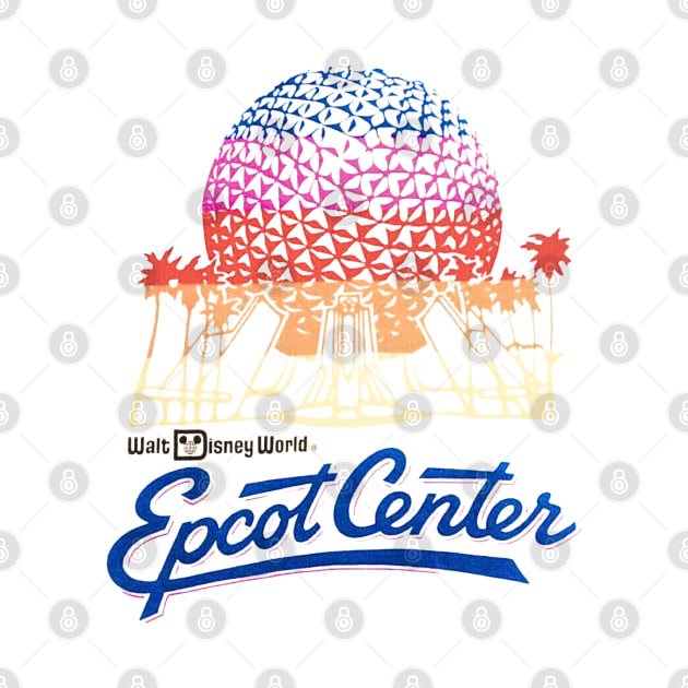 Retro EPCOT Center 80s Logo - Epcot Center - T-Shirt | TeePublic
