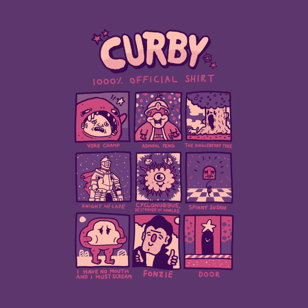 Curby: 1000% Official Shirt - Kirby - T-Shirt | TeePublic