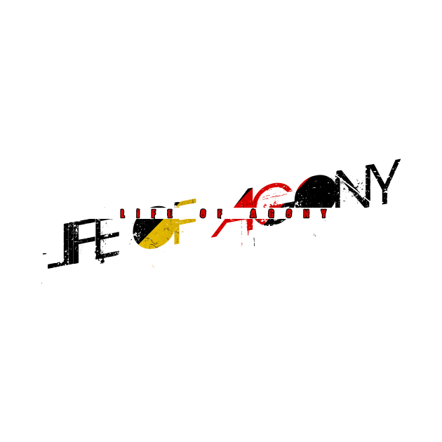 vintage typo Life of Agony - Life Of Agony - T-Shirt | TeePublic