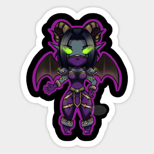 Demon Hunter - WoW - World Of Warcraft - Sticker | TeePublic