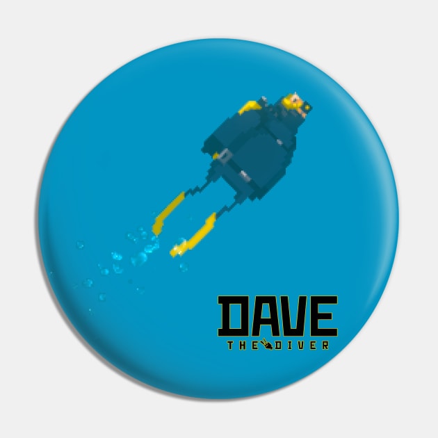 DAVE the diver Fan Art - Dave The Diver - Pin | TeePublic