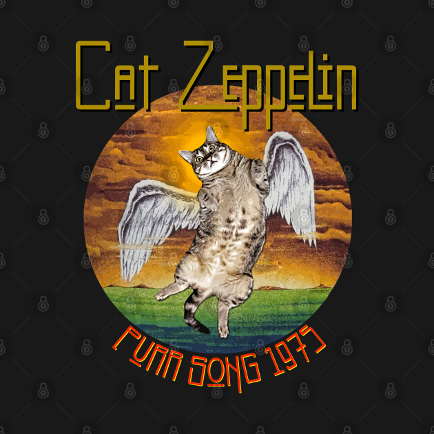 CAT ZEPPELIN - Cat - T-Shirt | TeePublic