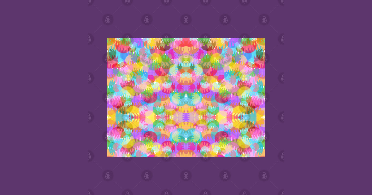 SPARKLY COLOURED SHAPES PATTERN - Geometric Patterns - T-Shirt | TeePublic