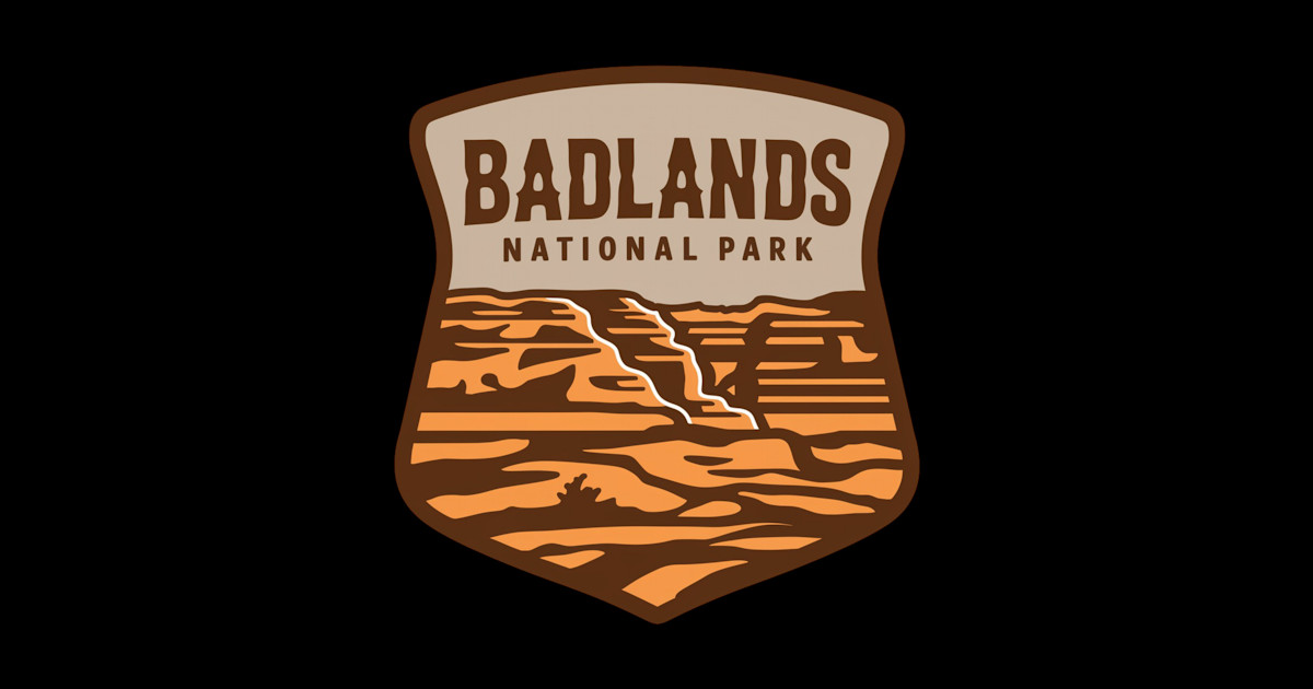 Badlands National Park - Badlands National Park - Sticker | TeePublic