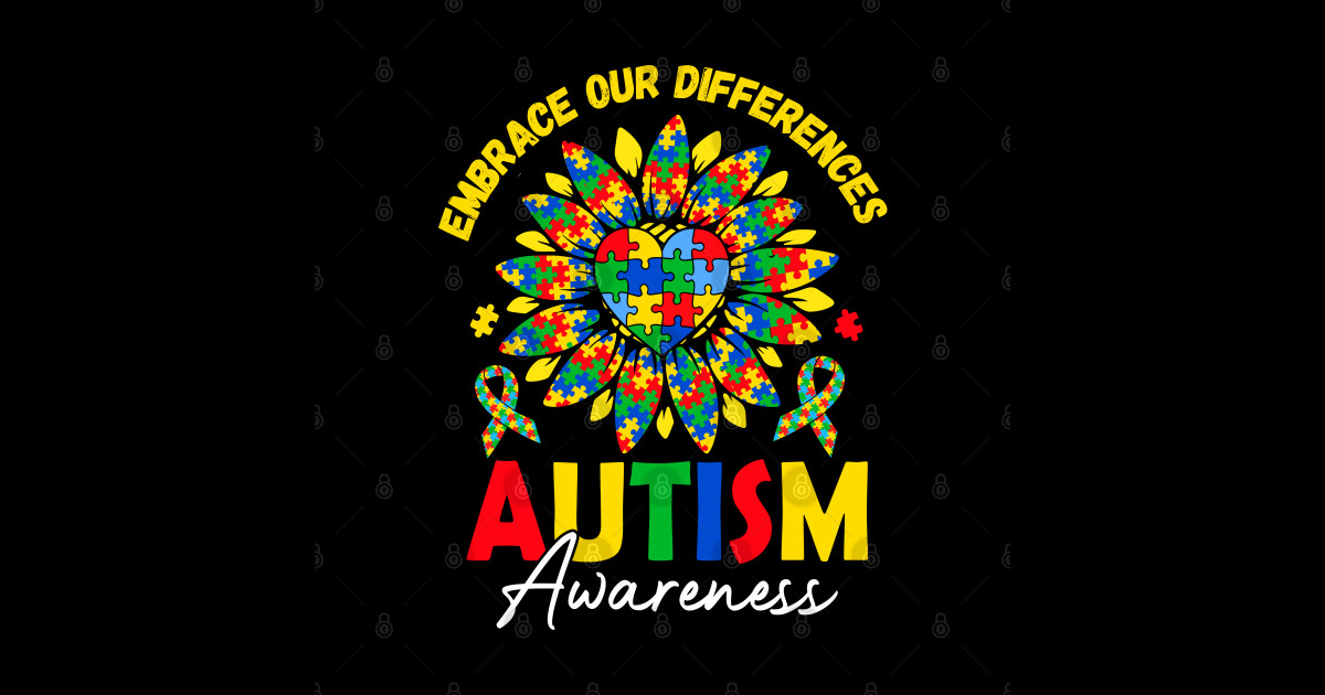 Autism Embrace the Differences Autistic Autism Awareness - Autism ...