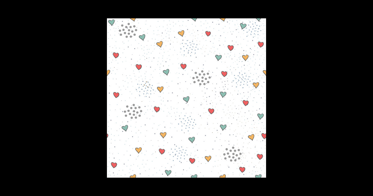 Heart Pattern - Hearts - Sticker | TeePublic