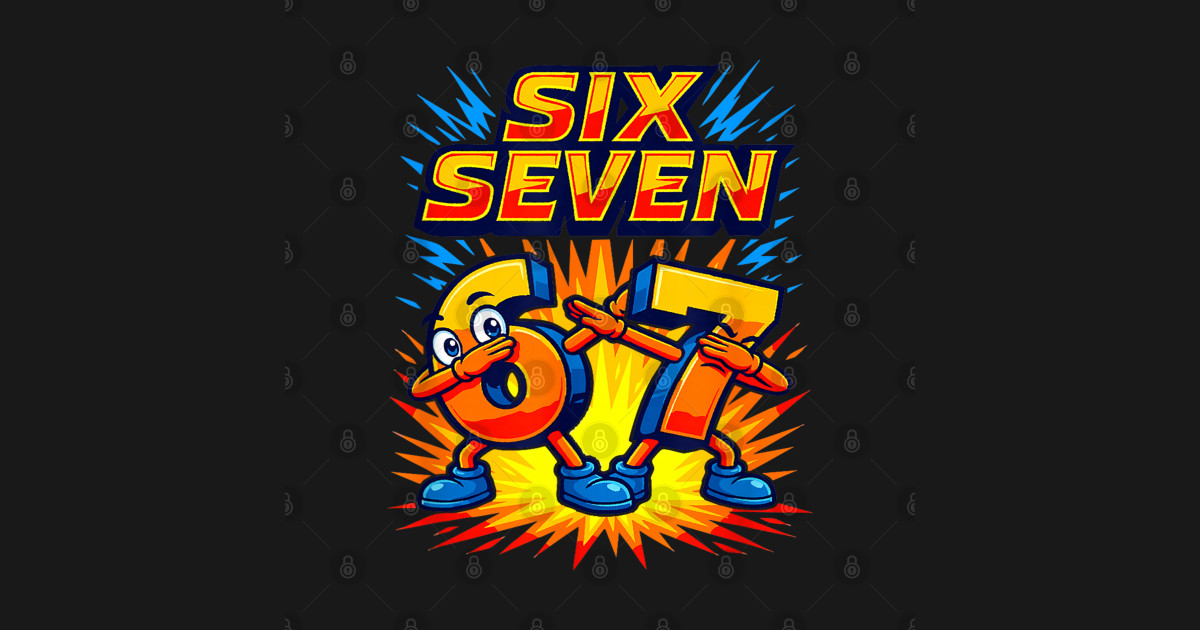 67-Six-Seven-Dab-Italian-Brainrot-6-7-Meme-Dabbing - 67 Meme - T-Shirt ...