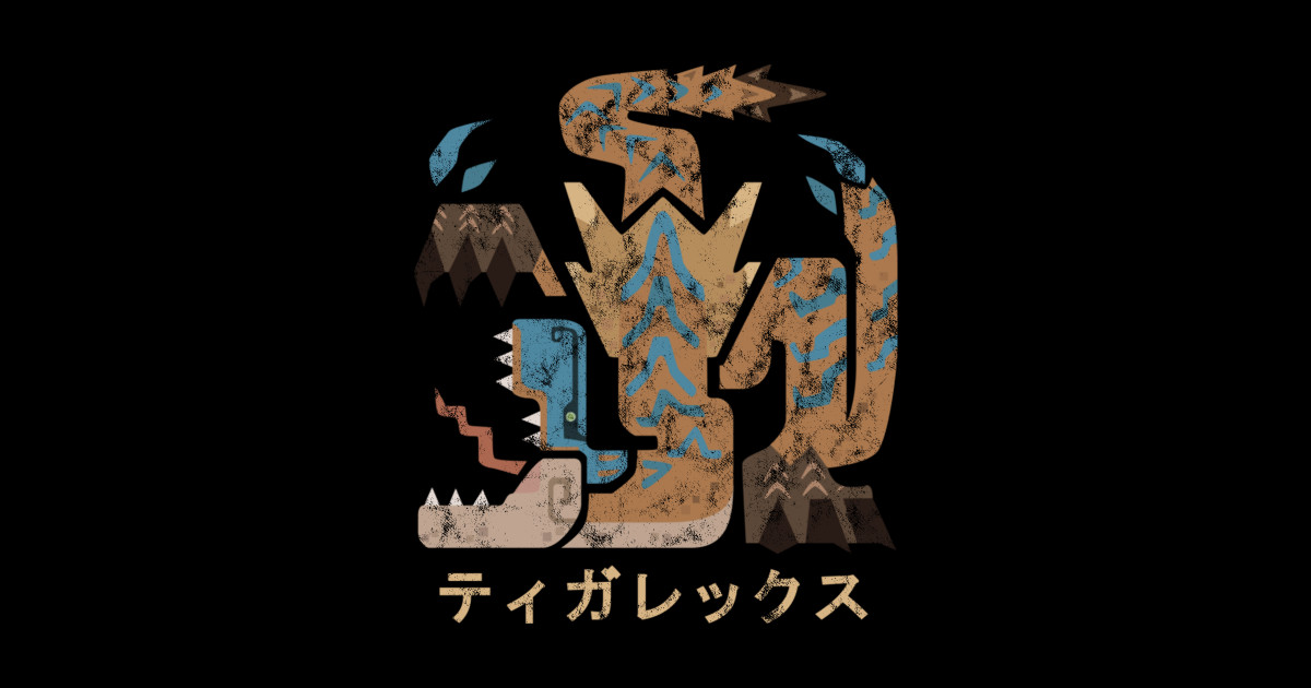 Monster Hunter World Iceborne Tigrex Kanji Icon - Monster Hunter ...