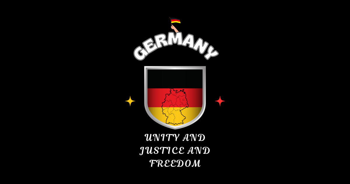 German Pride, Unity and justice and freedom - German Pride - Sticker ...