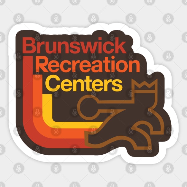 Brunswick Recreation Centers - Brunswick - Sticker | TeePublic
