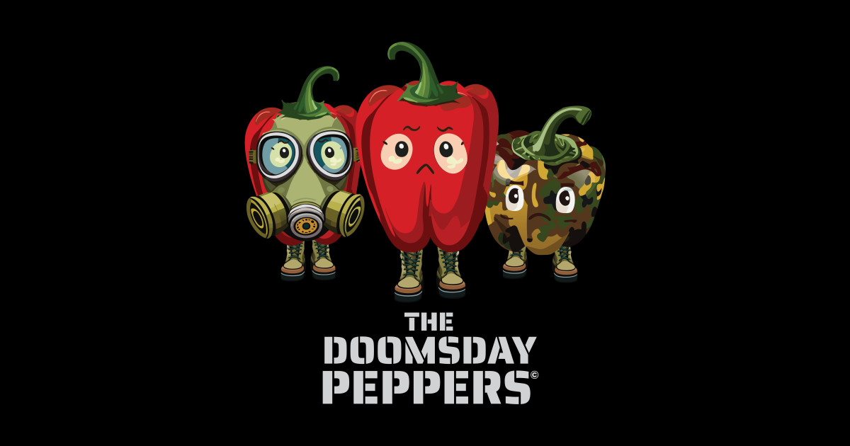 The Doomsday Peppers - Doomsday Preppers - Sticker | TeePublic