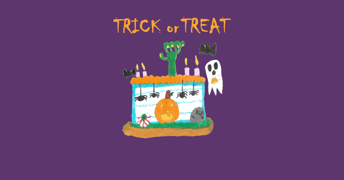 Trick or Treat Drawing Design - Trick Or Treat - T-Shirt | TeePublic