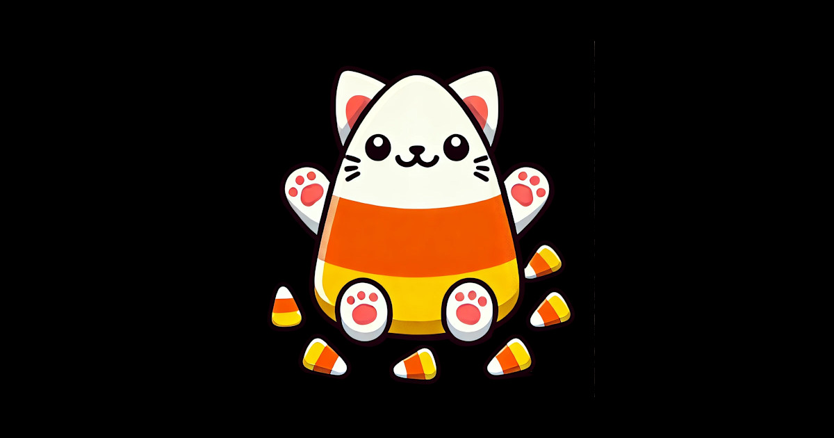 Cute Candy Corn Cat Halloween Costume For Kids - Halloween Candy Corn ...
