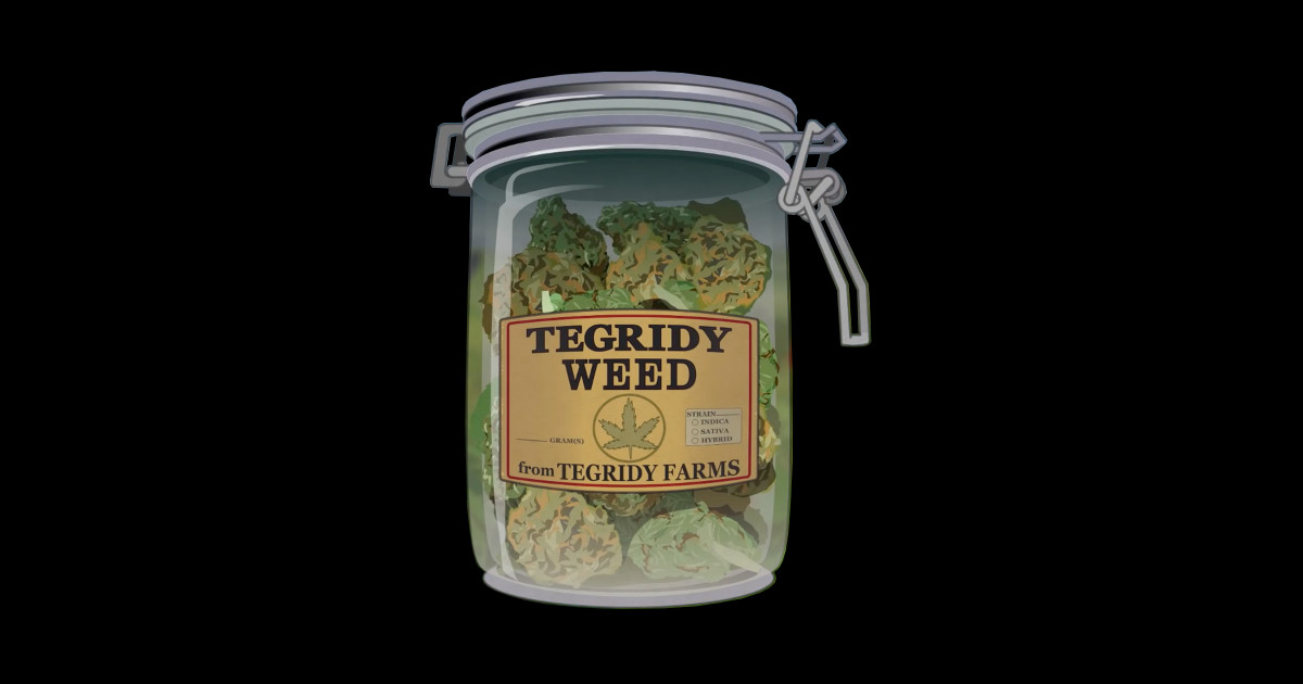 Tegridy Farm Weed - South Park - Sticker | TeePublic