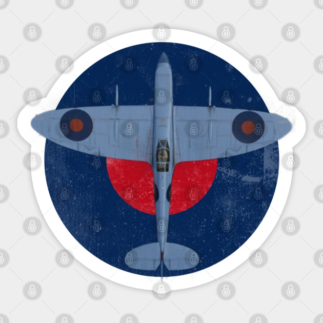 Spitfire - Dpe1974 - Sticker | TeePublic
