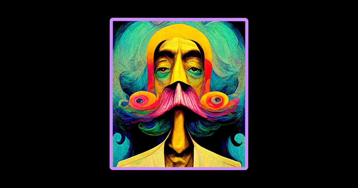 Trippy Salvador Dali Pop Art - Trippy Salvador Dali Pop Art - Magnet ...