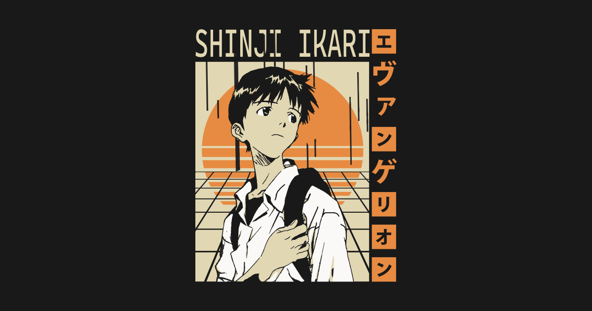 Shinji Ikari Evangelion - Shinji Ikari - T-Shirt | TeePublic