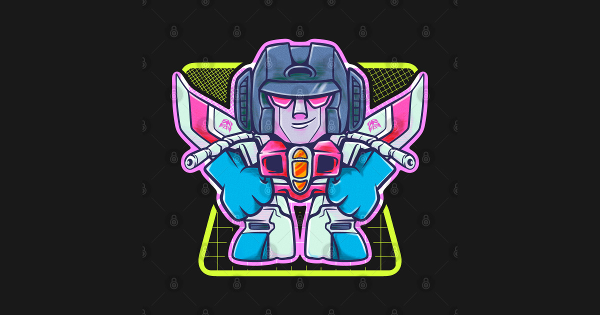 Chibi Aero Ace: Starlight Strike - 80s Cartoon - T-Shirt | TeePublic