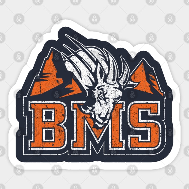 BMS - Blue Mountain State - Blue Mountain State - Sticker | TeePublic
