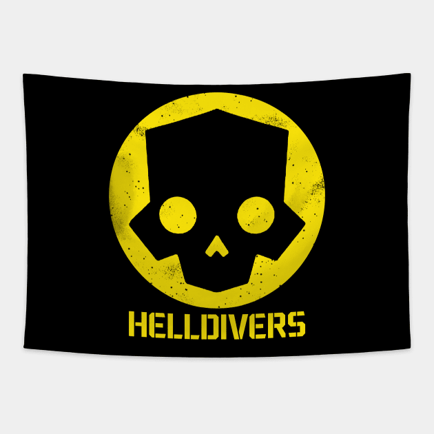 Helldivers Emblem - Helldivers 2 - Tapestry | TeePublic