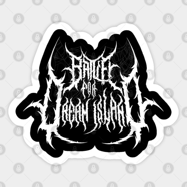 Battle for Dream Island death metal design - Bfdi - Sticker | TeePublic