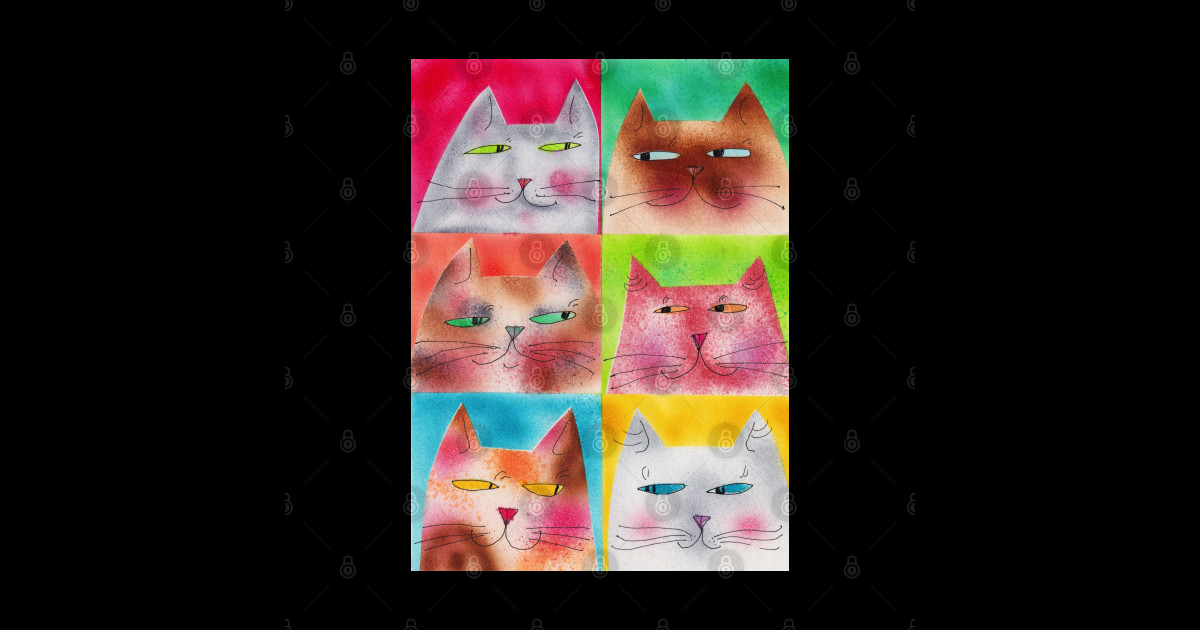 Stacked Cats - Stacked Cats - Posters and Art Prints | TeePublic