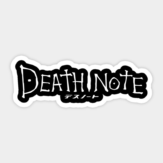 Death Note Notebook - Death Note - Sticker | TeePublic
