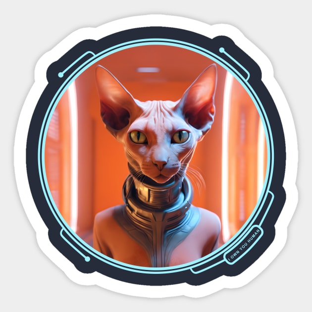 I Own You Human - I Own You Human - Sticker | TeePublic