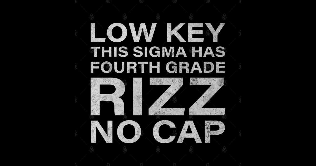 First Day of School Funny 4th Grade Rizz back to School - Low Key ...