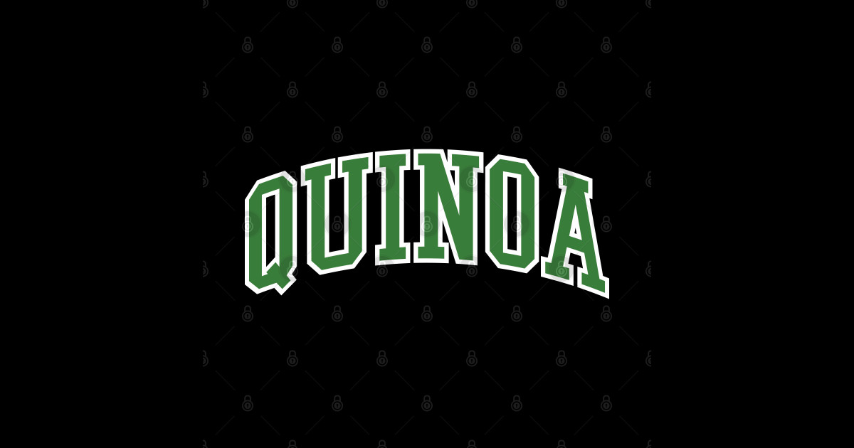 Quinoa Retro Sports-Inspired Typography Design - Quinoa Lover Design ...