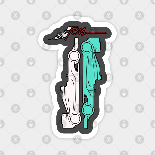 Race Maker Iconic Race Car - Race Car Designs - Magnet | TeePublic