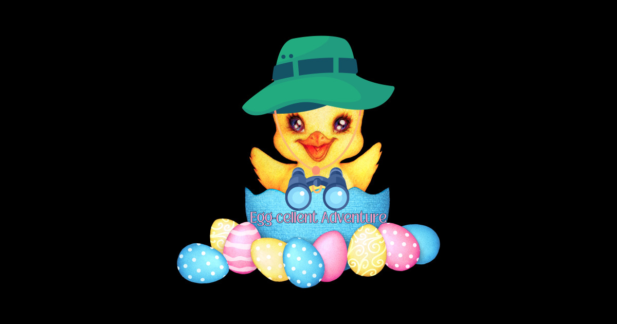 Egg-cellent Adventure Awaits – Crack Open the Fun - Easter Egg - Sticker | TeePublic