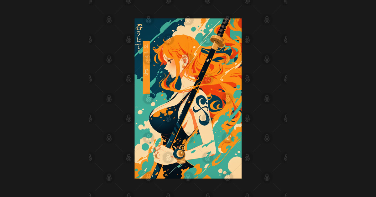 Nami Battle Pose Battle Ready - Anime Merch - T-Shirt | TeePublic