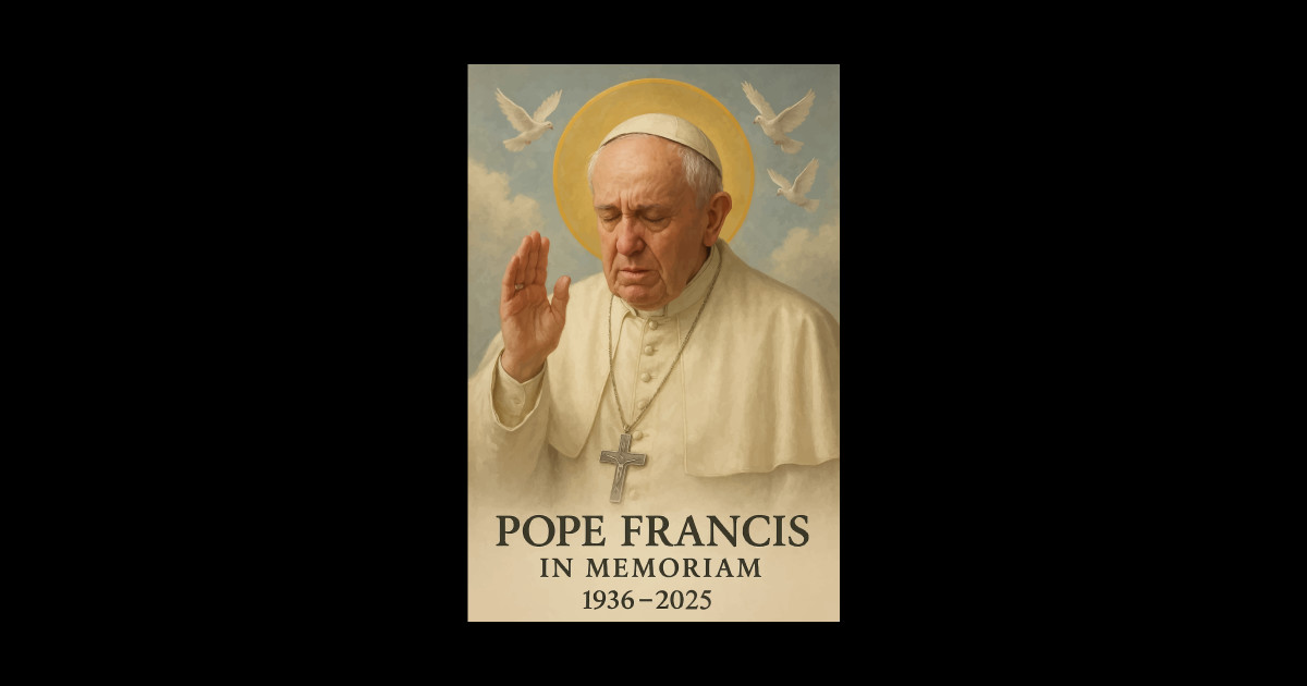 in memoriam / pope francis - Pope Francis - Sticker | TeePublic