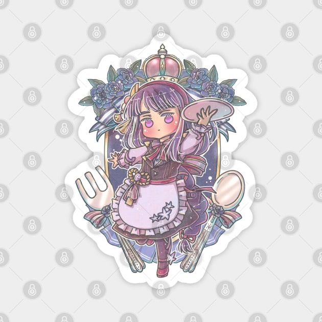 Genshin Impact Raiden Shogun Butler Cafe Chibi - Genshin Impact ...