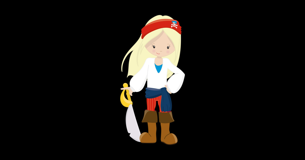 Pirate Girl, Little Girl, Blonde Hair, Pirate Sword - Pirate Girl ...