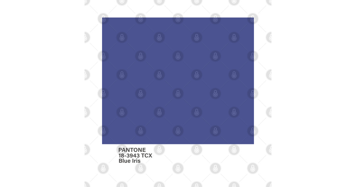 pantone 18-3943 TCX Blue Iris - Pantone 18 3943 Tcx Blue Iris - T-Shirt ...