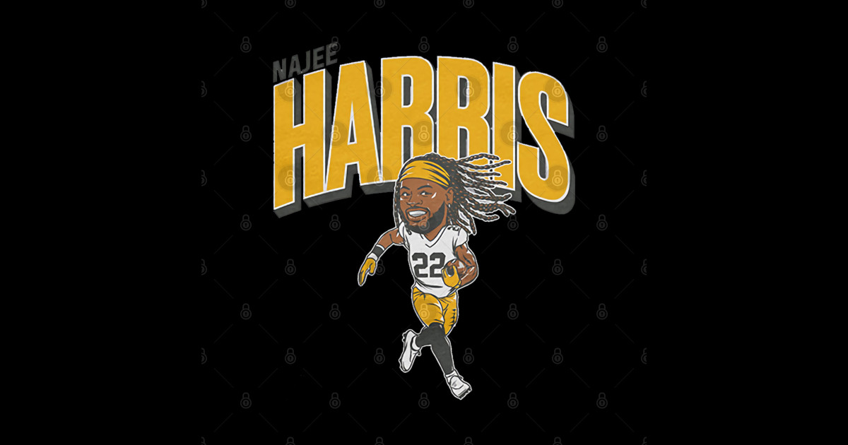 Najee Harris Caricature - Najee Harris - Sticker | TeePublic
