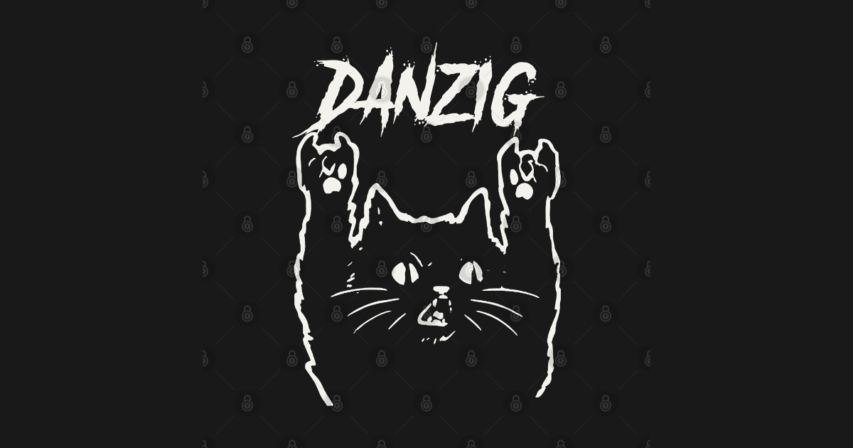 danzig metal cat - Danzig - T-Shirt | TeePublic